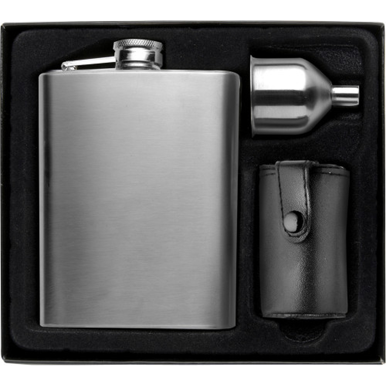 6 Piece Hip Flask Set | Promotional 6 Piece Hip Flask Set | Engraved ...