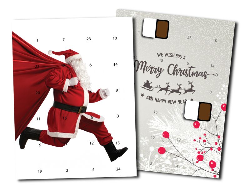 Eco Traditional Advent Calendar | Promotional Eco Traditional Chocolate ...