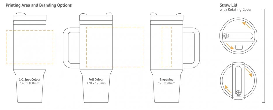 Titan Insulated Steel Tumbler | Promotional Titan 40oz Tumbler - VIRAL ...